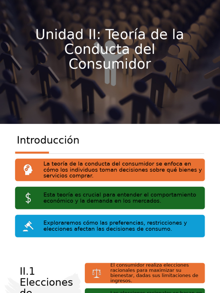 Unidad II | PDF | Utilidad | Los consumidores