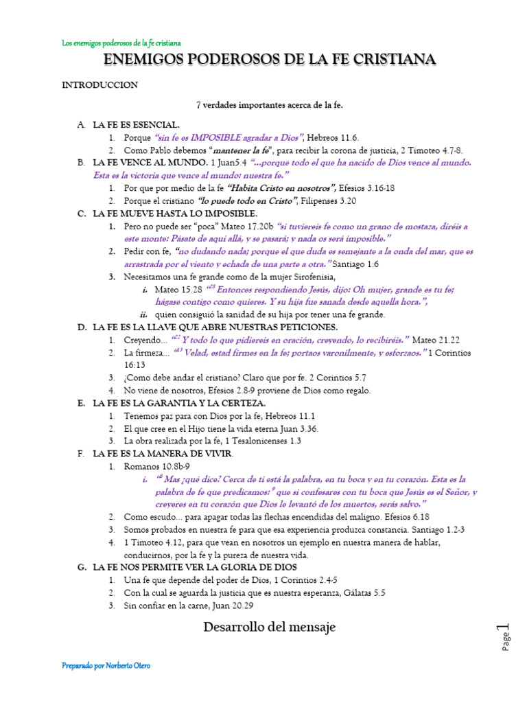 Enemigos Poderosos de La Fe Cristiana | PDF | Cristo (título) | Noé