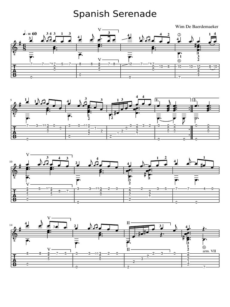 Spanish Serenade | PDF