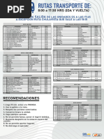Horarios de Transporte Flex Norte | PDF