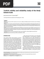 Bsiq SF | PDF | Questionnaire | Body Image