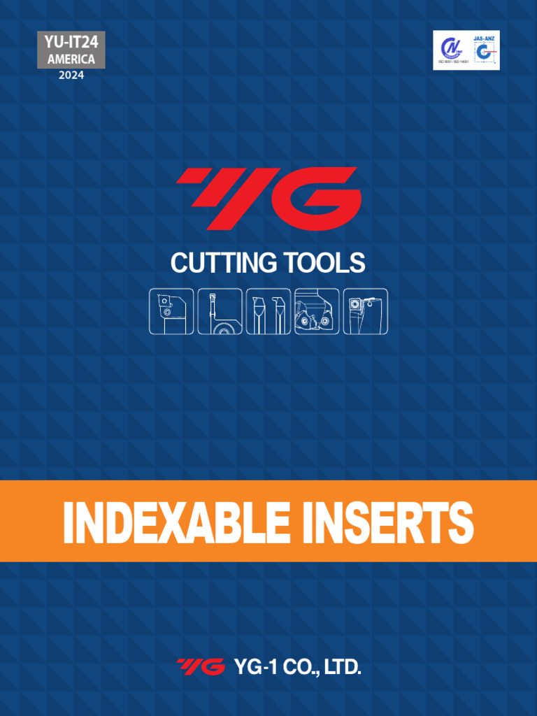 Yg-1 Indexable Insert Inch | PDF | Drilling | Steel