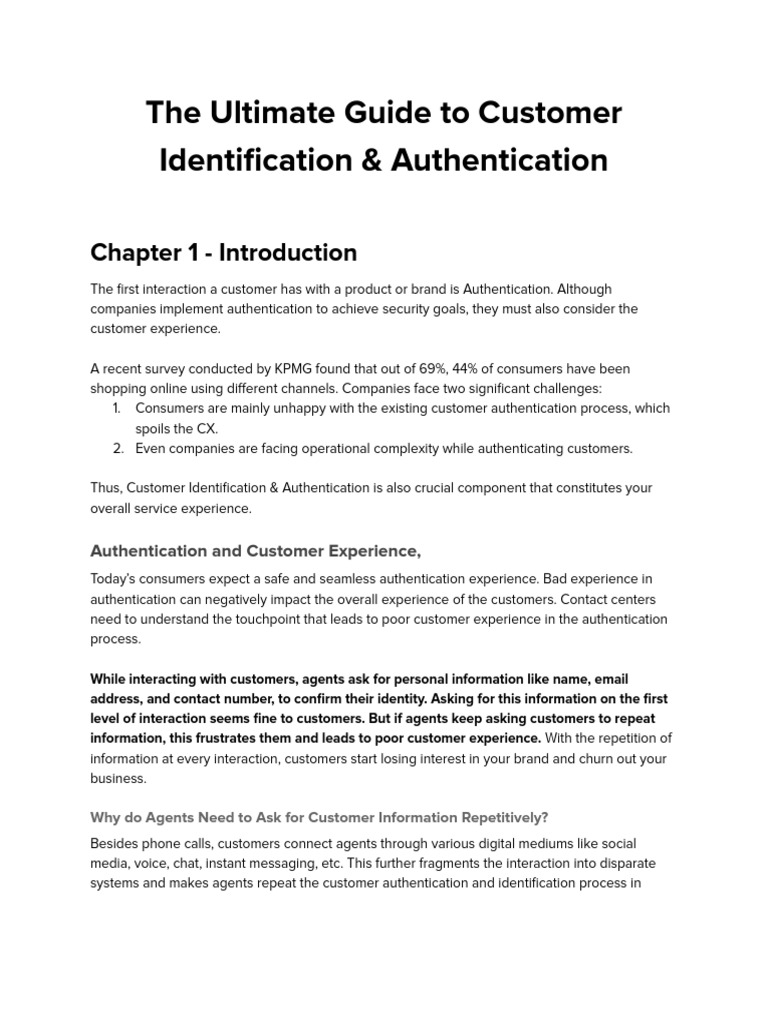 Call Center Authentication Best Practices | PDF | Interactive Voice ...