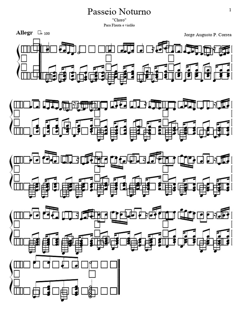 JCorrea Passeio Noturno | PDF