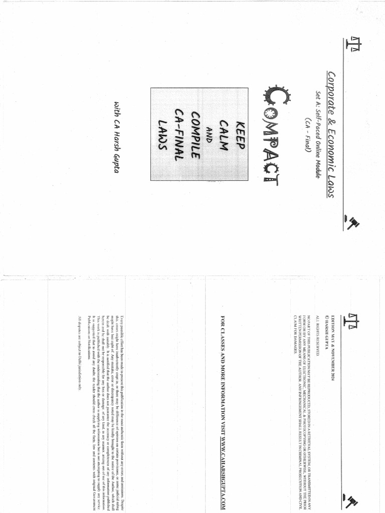 Harsh Gupta Law Compact | PDF