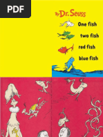 One Fish Two Fish Red Fish Blue Fish (Dr. Seuss) | PDF | Language Arts ...