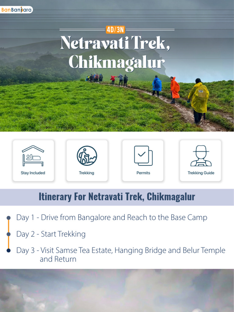 Netravati Trek, Chikmagalur | PDF | Meal | Foods