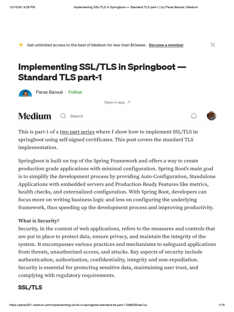 Implementing SSL_TLS in Springboot — Standard TLS part-1 _ by Paras ... Implementing SSL_TLS in Springboot — Standard TLS part-1 _ by Paras ...