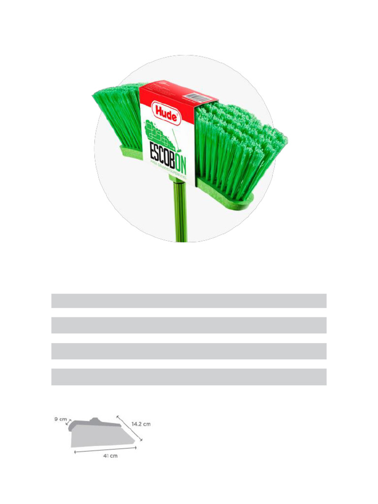 Escobón Eficiente para Grandes Superficies | PDF