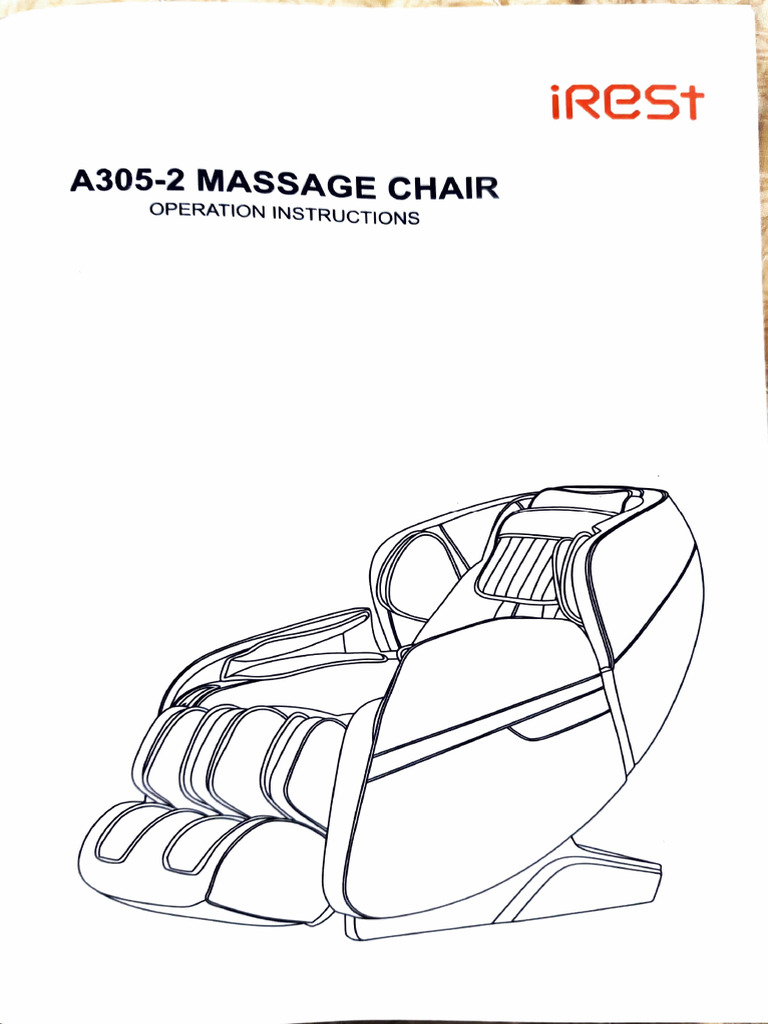 iRest A305-2 Massage Chair Guide | PDF | Massage | Chair