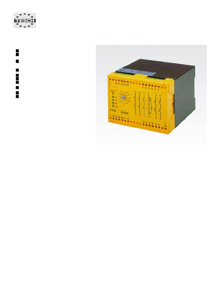 F118 E-Stop Relay Wiring Diagram | PDF | Relay | Electrical Wiring