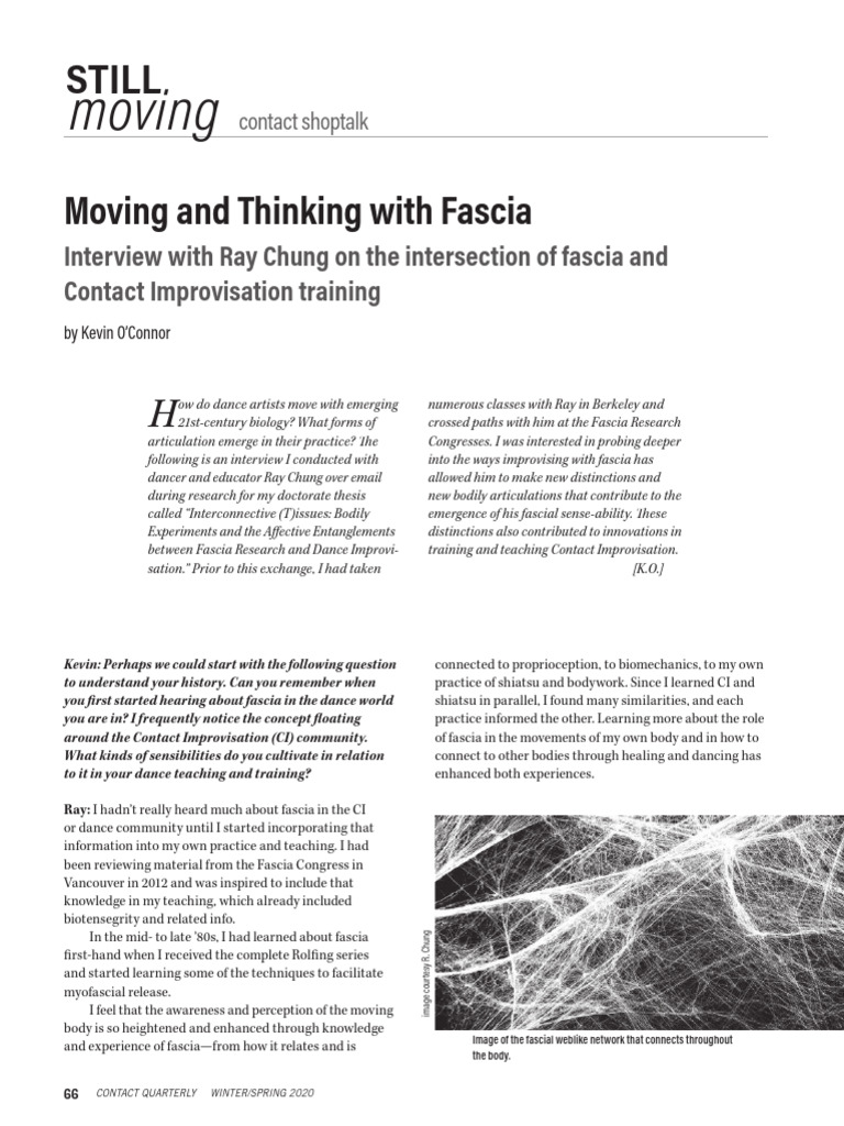 Moving and Thinking With Fascia | PDF | Extracellular Matrix | Experience
