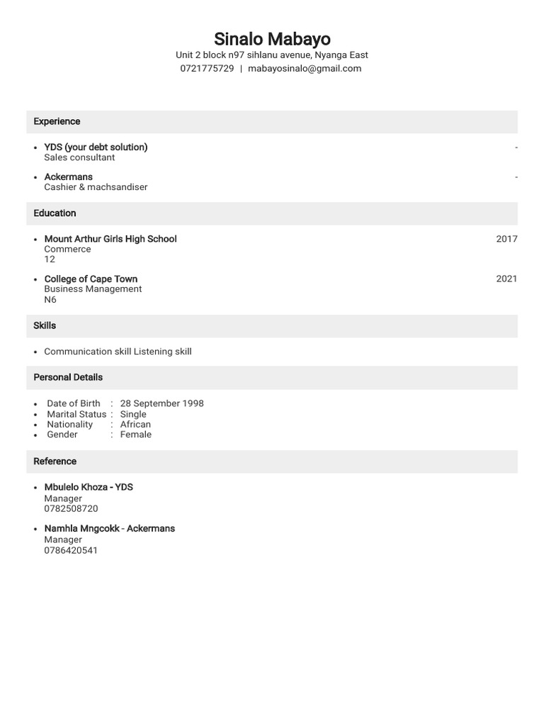 Sinalo Mabayo 2024 | PDF