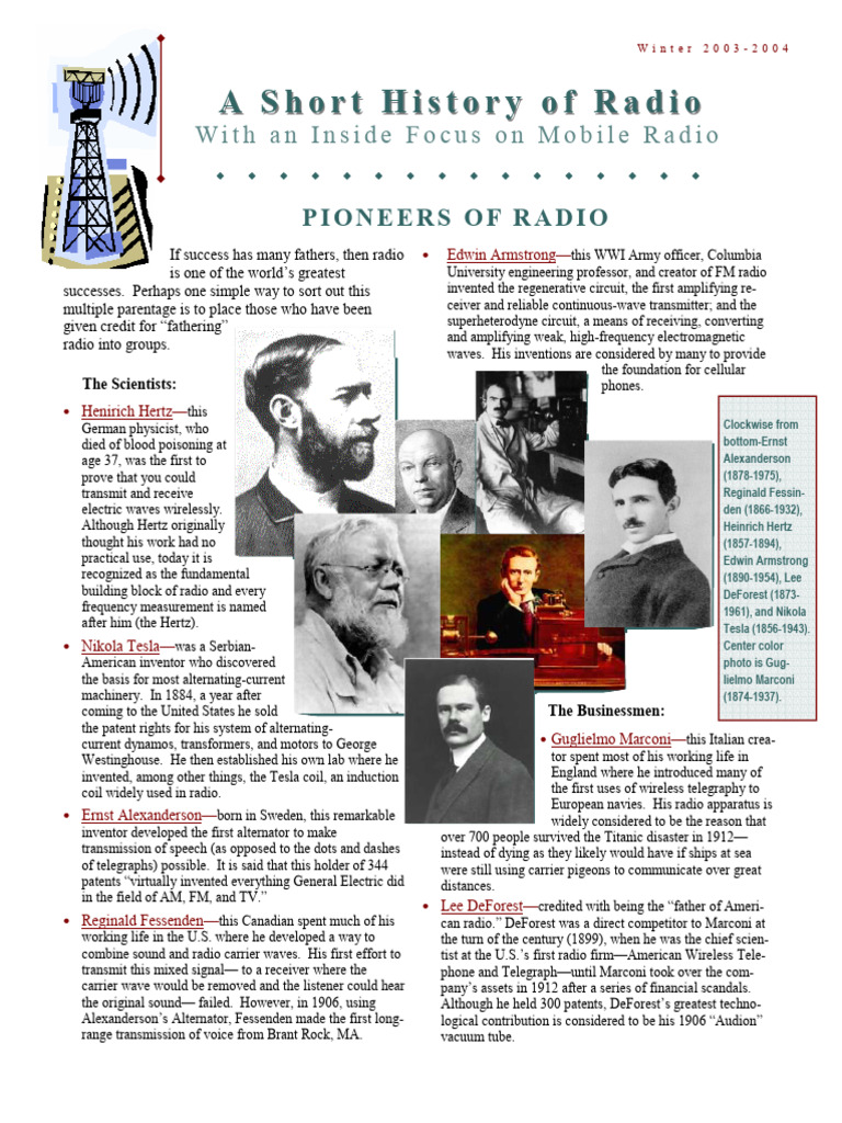 History of Mobile Radio Technology | PDF | Radio | Cellular Network