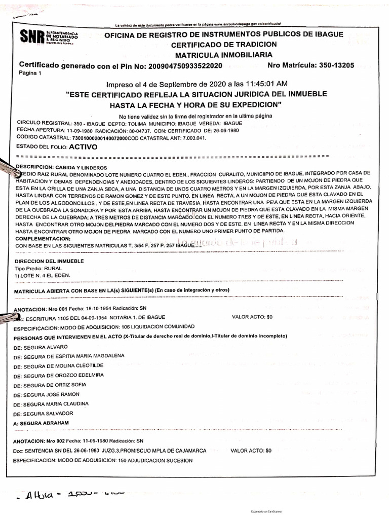 DOCUMENTOS TAMBO | PDF