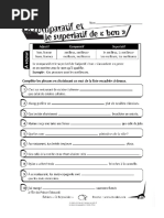 DELF A1 Production Écrite Exemple de Corrigé Lettre | PDF