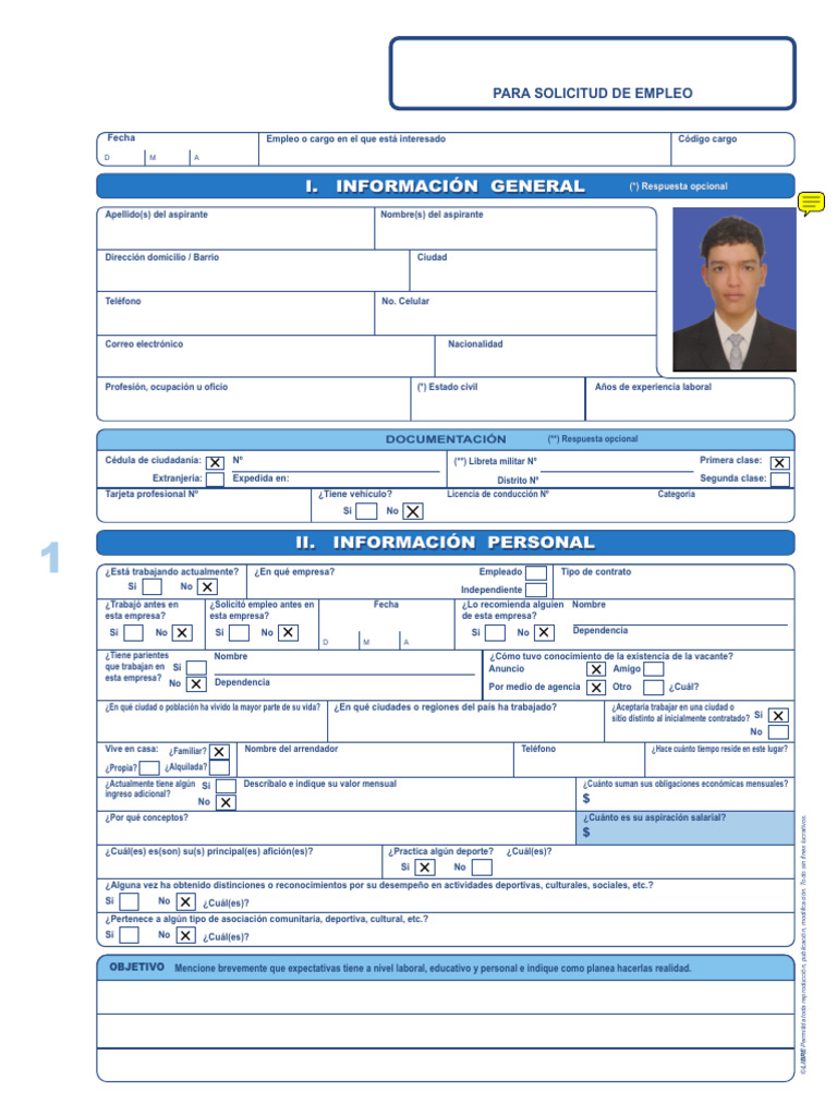 Hoja de Vida 1003 Juan Diego (1) - Signed | PDF | Documento de identidad
