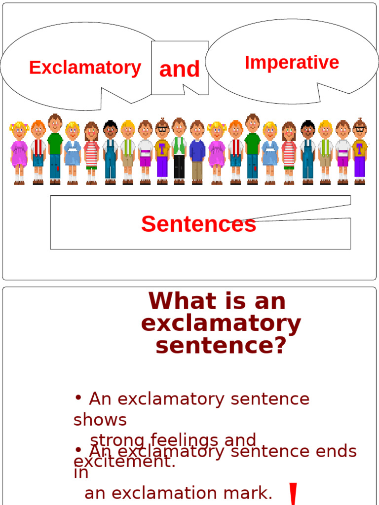 Imparative and Exclamatory | PDF