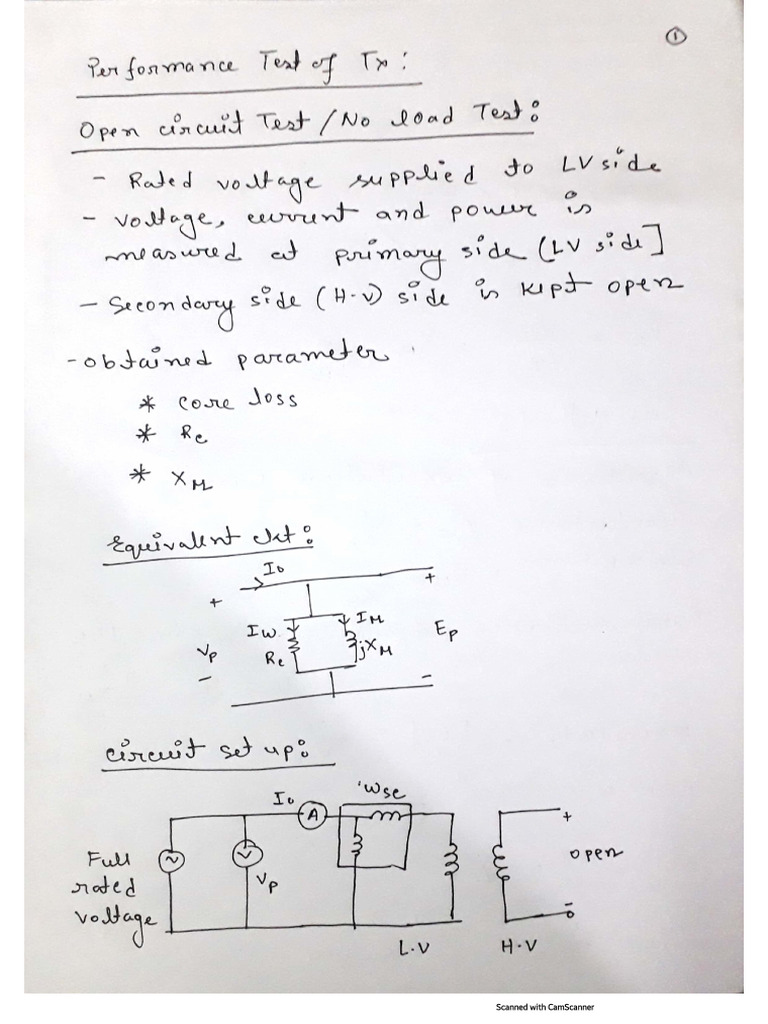 12.open Circuit and Short Circuit | PDF