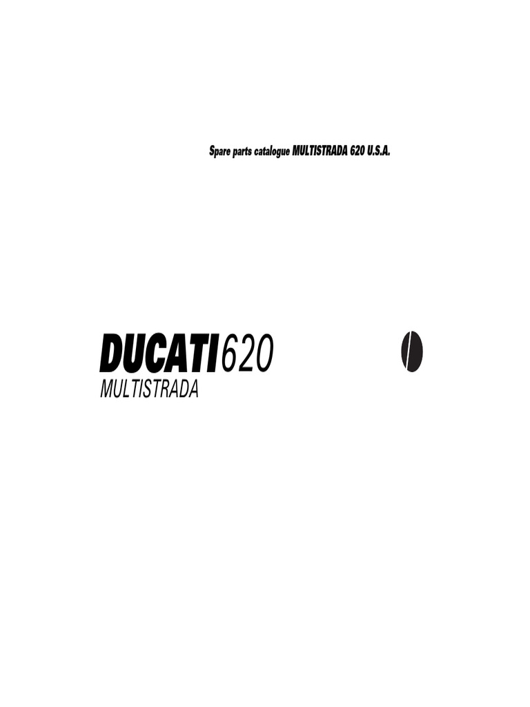Ducati Multistrada 620 2006 Parts List WWW - Manualedereparatie.info | PDF