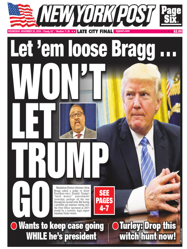 New York Post - November 20, 2024 | PDF | Space X