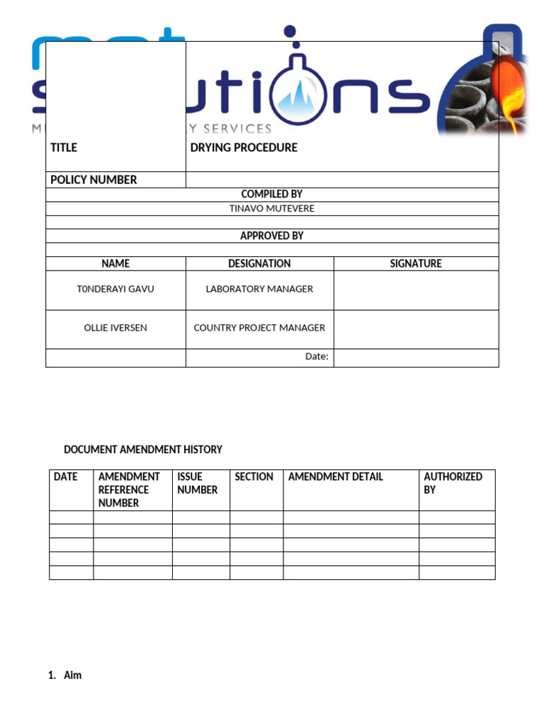 Sampling Procedure SOP 20180312 | PDF | Sampling (Statistics ...
