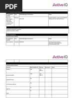 Programme Card Template | PDF | Physical Fitness | Recreation