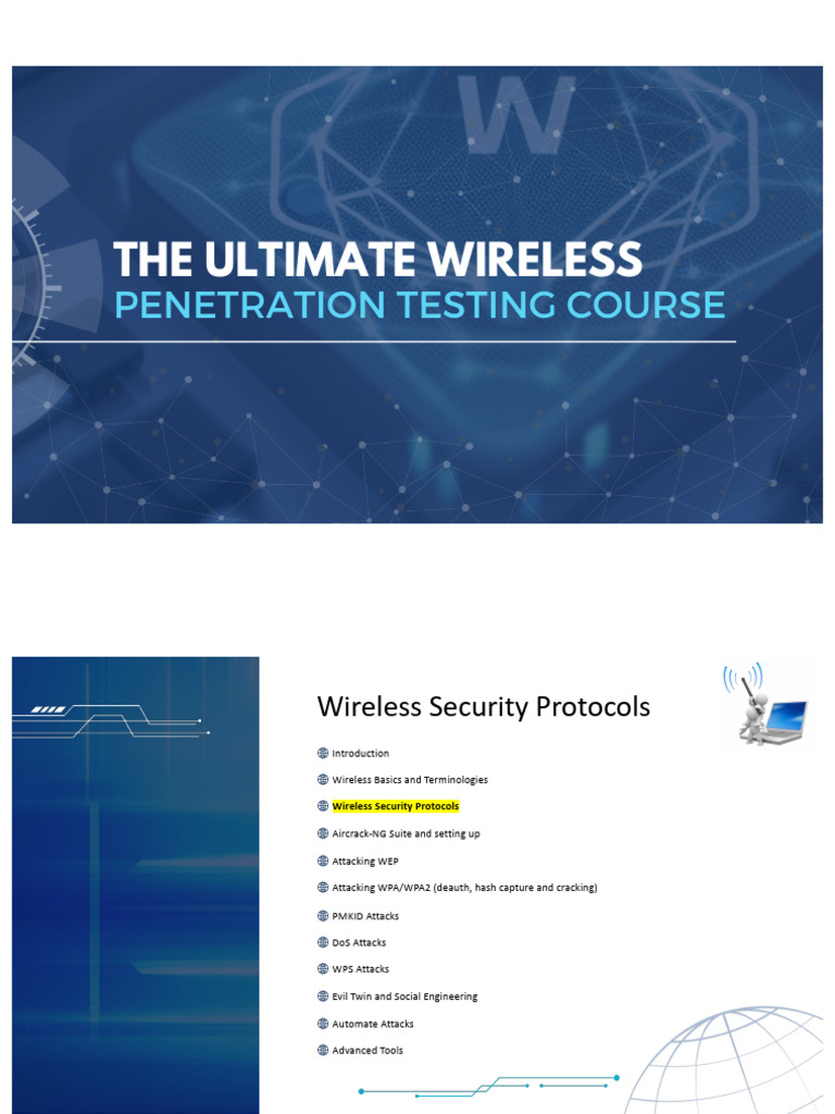 1.1 3. Wireless Security Protocols | PDF | Networking Standards ...