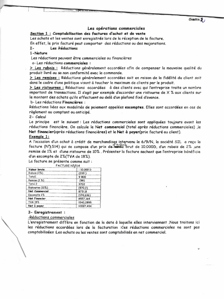 Compta - Chapitre 2 | PDF