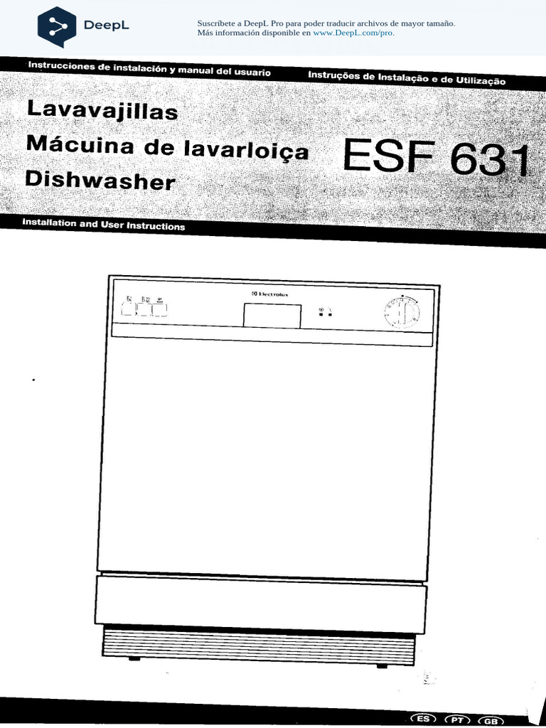Guía de Instalación de Lavavajillas | PDF