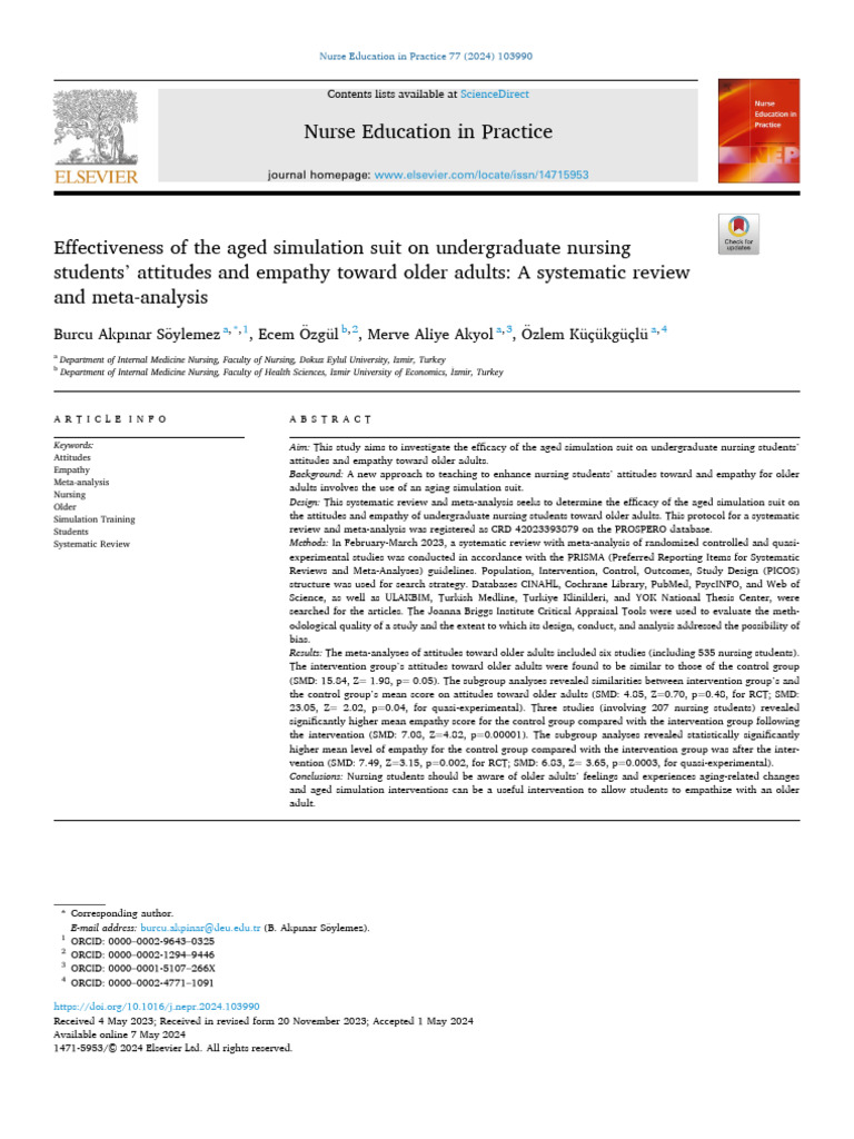 Quantitative Article | PDF | Systematic Review | Randomized Controlled ...