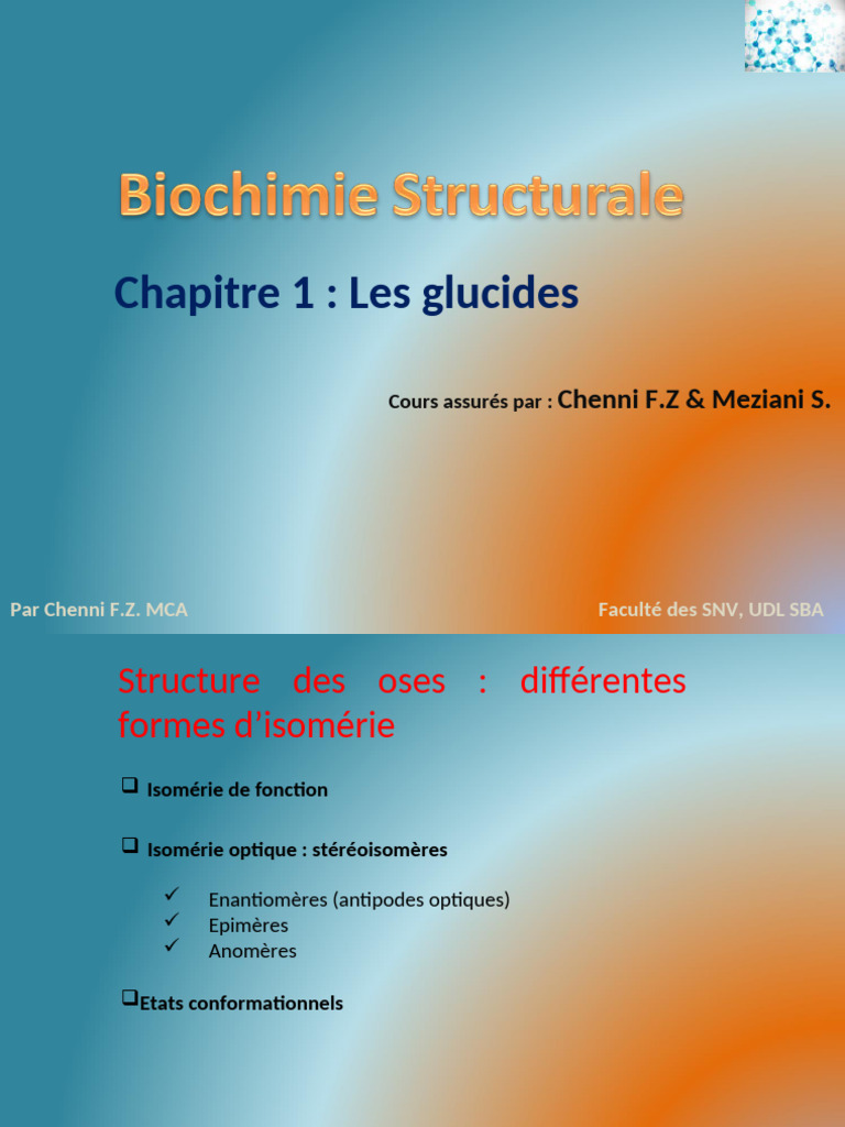Comprendre les Glucides et leurs Isomères | PDF | Isomère | Amidon