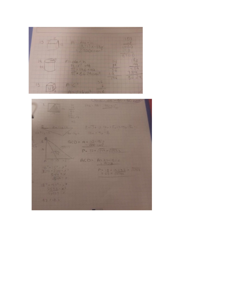 Area and Perimeter | PDF