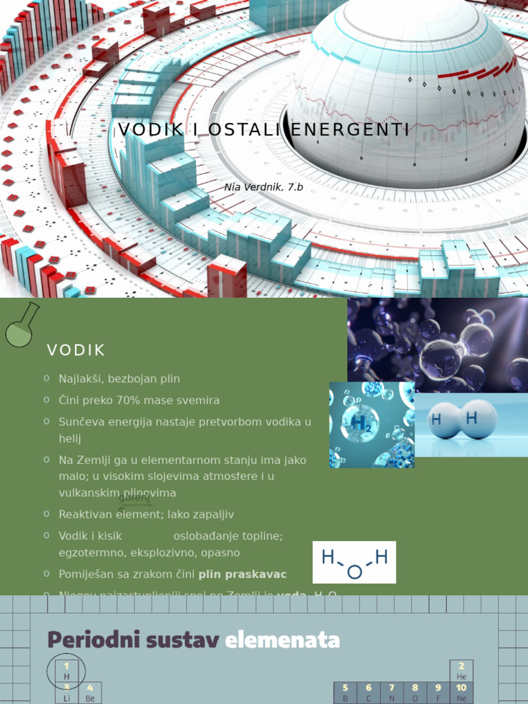 Vodik I Ostali Energenti | PDF
