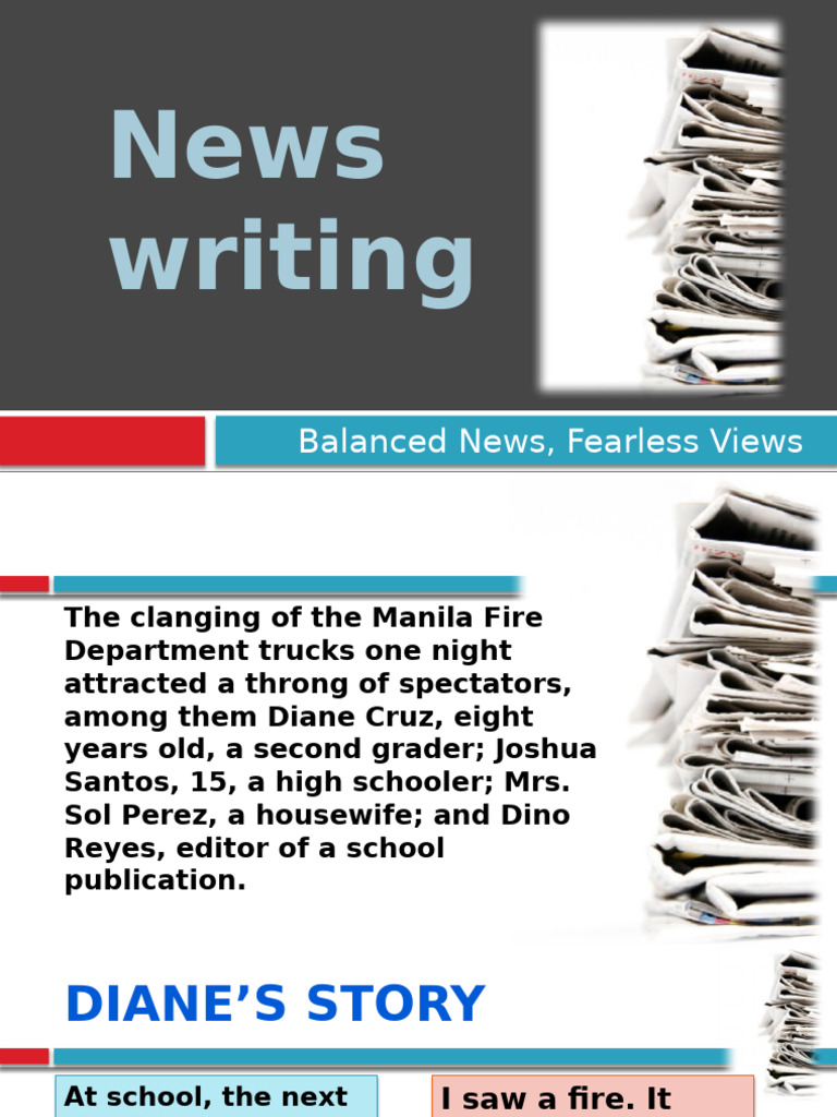 News Writing Pdf