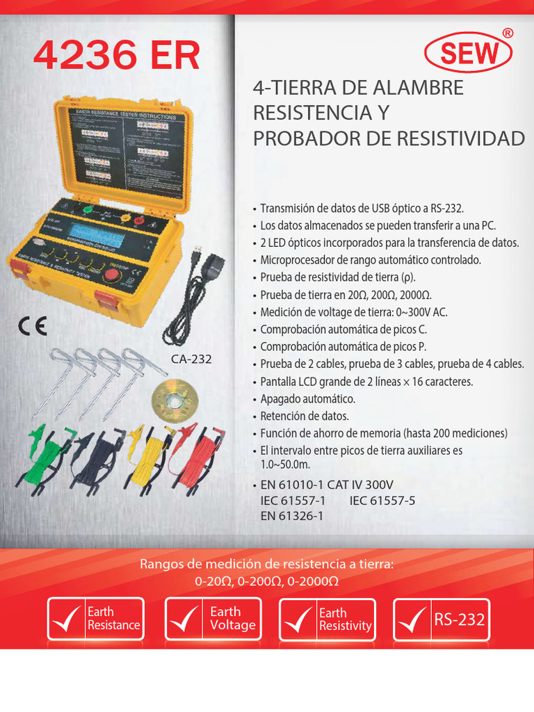 Sew-4236-Er Telurometro | PDF | Tecnología de información y ...