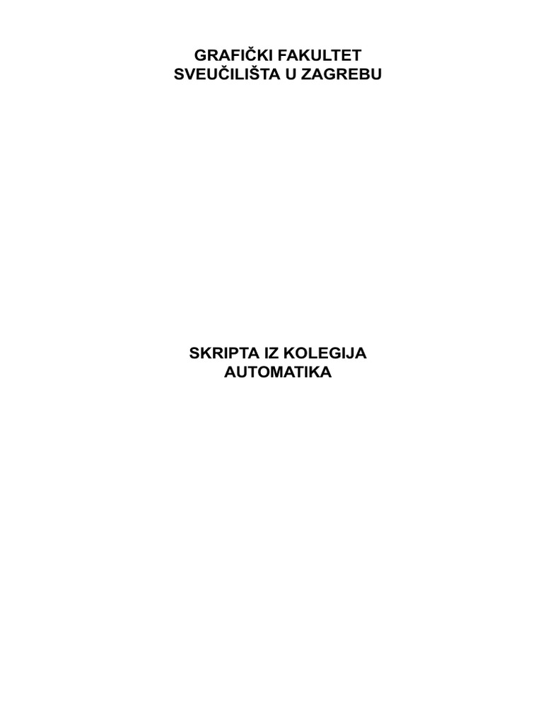 Automatika PDF 100 STR | PDF