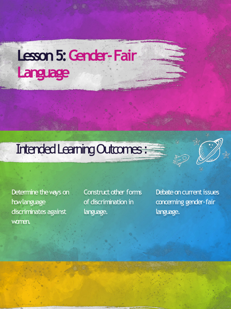 5.1 (Gender Fair Language) | PDF | Gender | Gender Studies