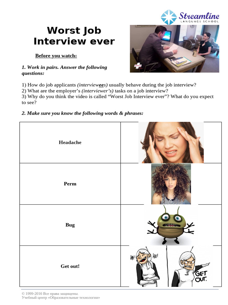 Analyzing the Worst Job Interview | PDF