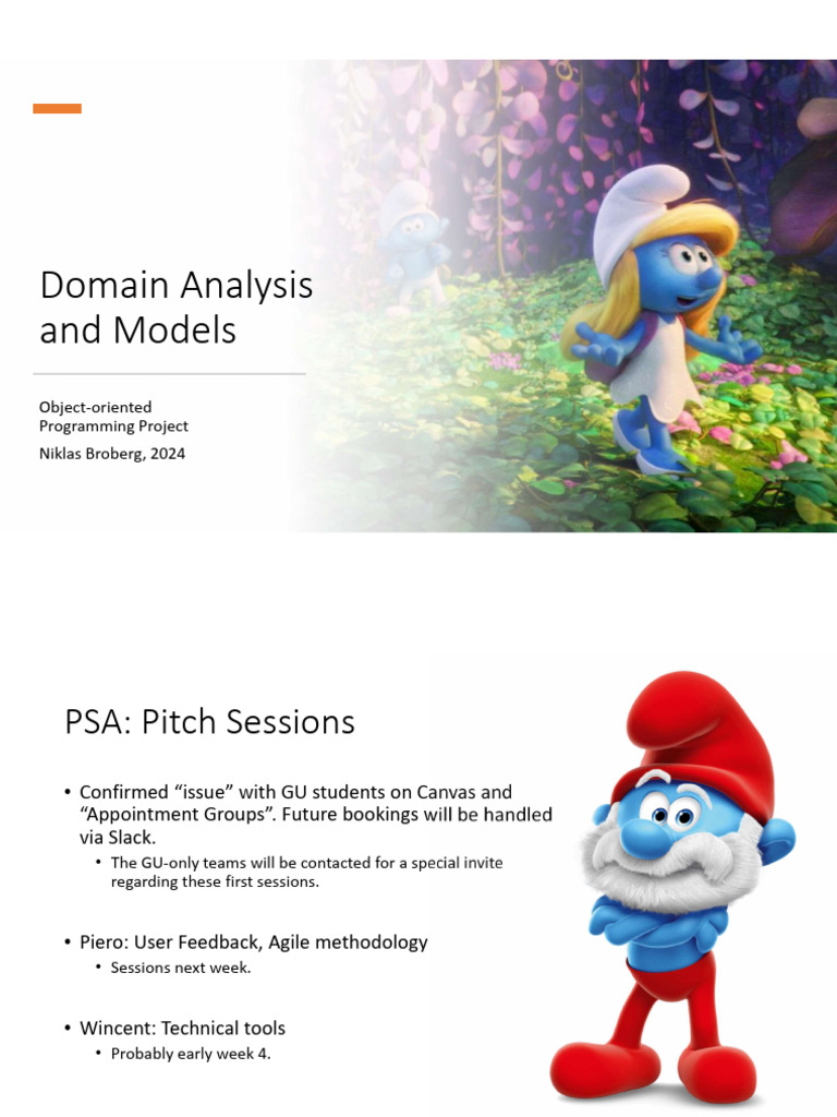 (OOPP) L5 - Domain Analysis and Models | PDF | Class (Computer ...
