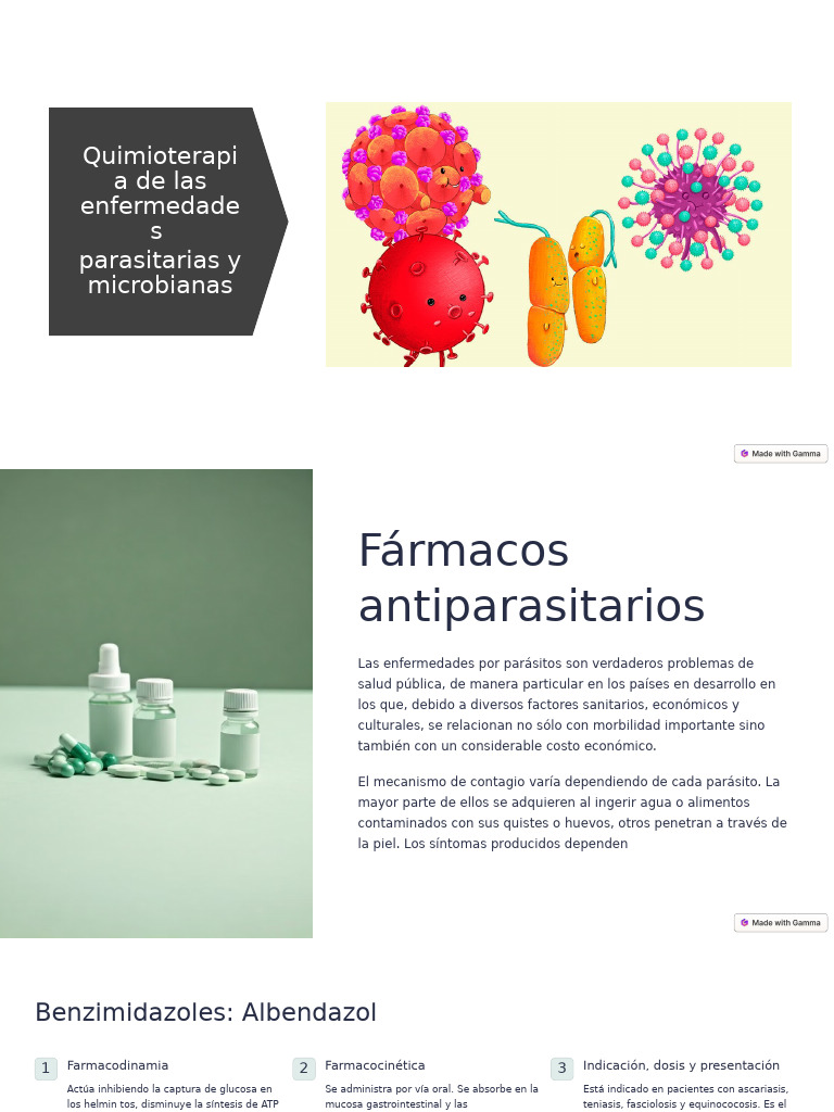 Farmacos-Antiparasitarios | PDF | Penicilina | Enfermedades y trastornos