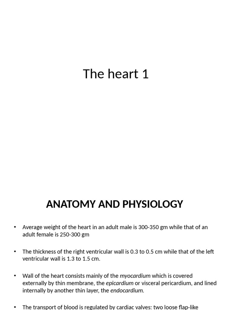 Heart Anatomy, Function, and Disorders | PDF | Coronary Circulation | Heart