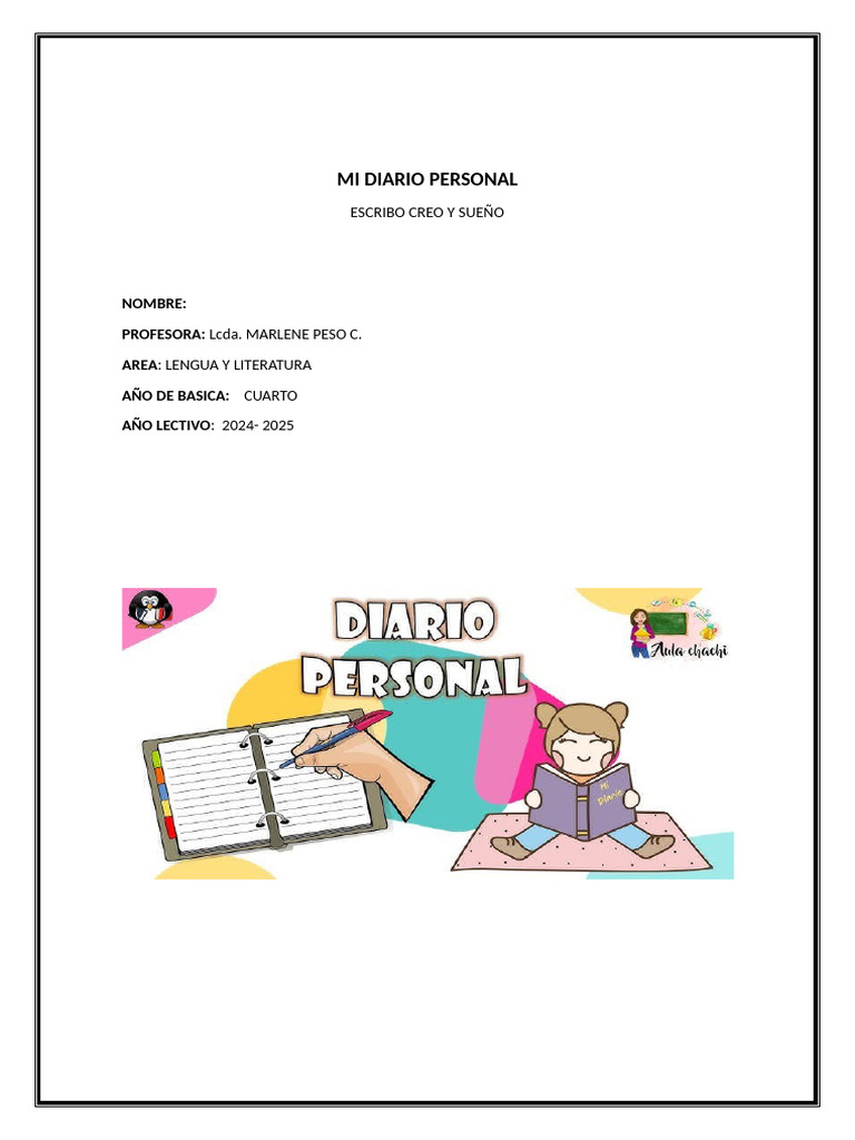 Mi Diario Personal | PDF