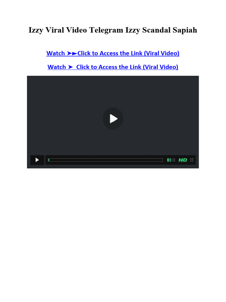 Izzy Viral Video Scandal | PDF