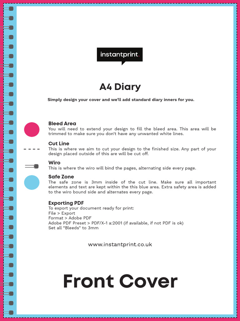 2024 - A4 Diary Template | PDF