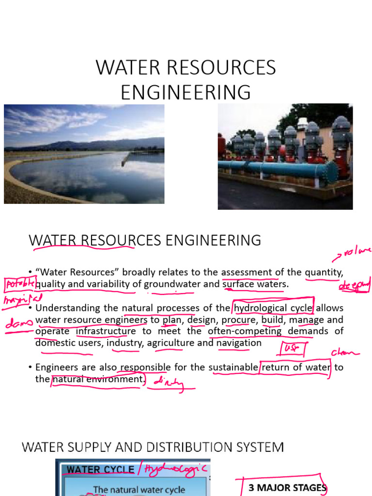 Lesson No. 8 - Water Resources Engineering (1) | PDF | Water ...