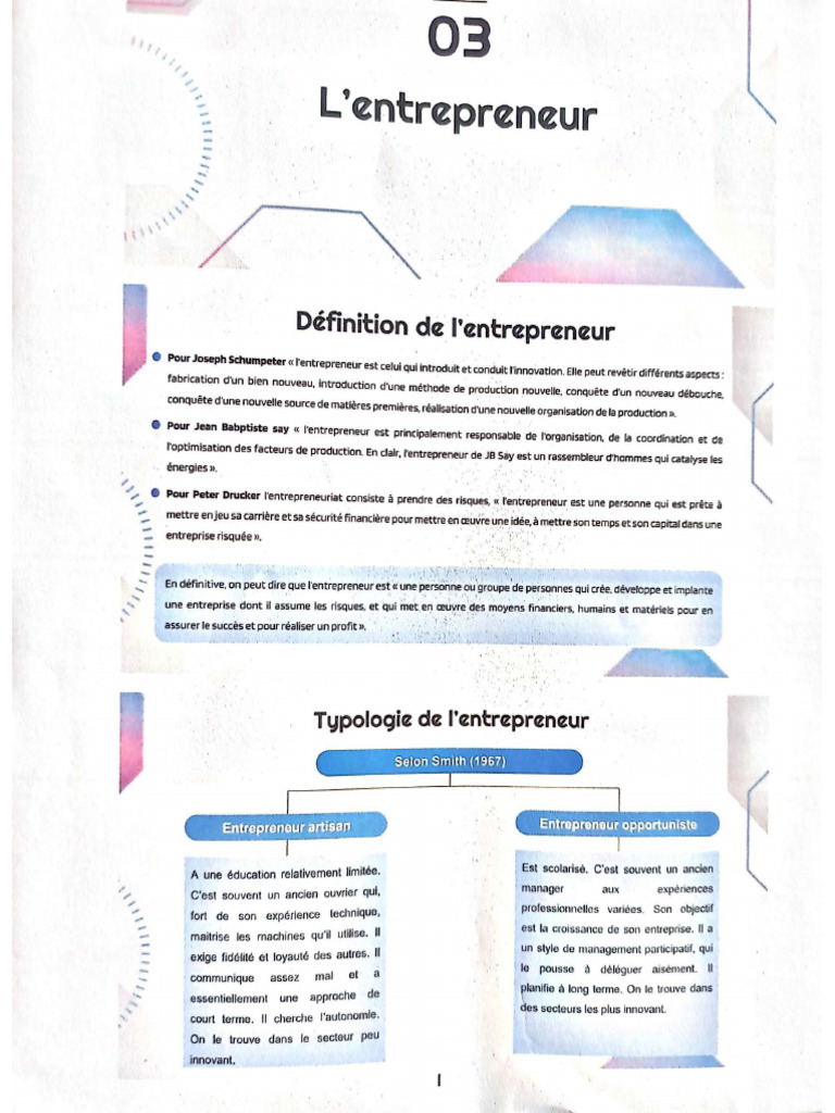 Entreprenariat | PDF