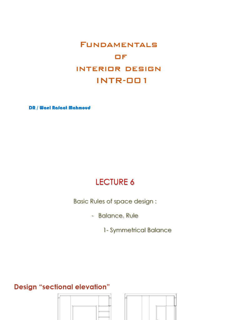 Symmetrical Balance | PDF