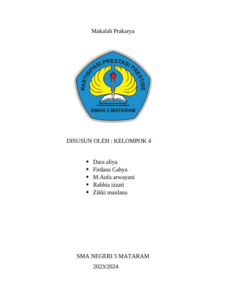 Makalah Prakarya | PDF