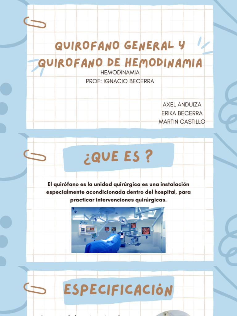 QUIROFANO | PDF | Teatro operando | Reanimación cardiopulmonar